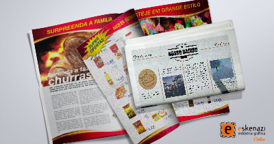 Tabloide | Impressão de Tabloide | Loja Grafica Eskenazi
